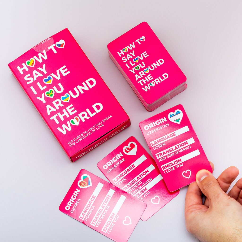 How to say I love you around the world kaarten van Gift Republic bestel ...