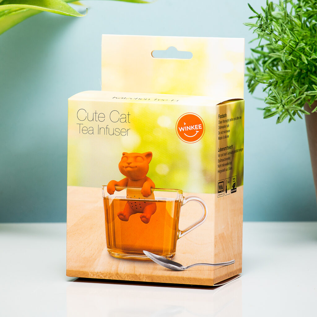 Kat tea infuser van Winkee bestel je online bij Cadeau