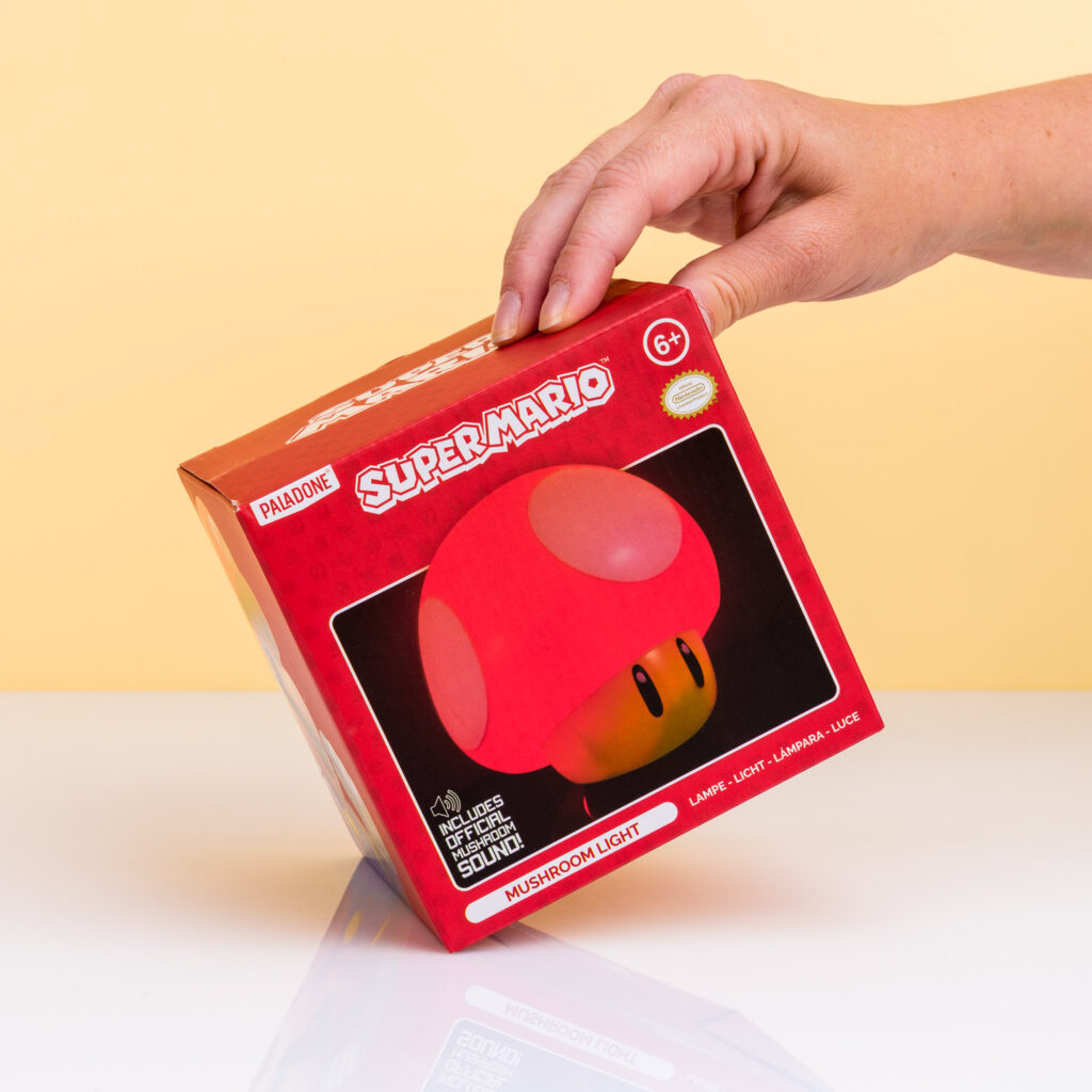 Nintendo Super Mario Bros Super Mushroom lampje van Paladone bestel je ...