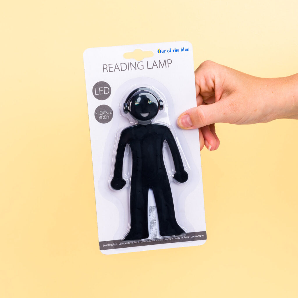 Mannetje leeslampje van bestel je online bij Cadeau