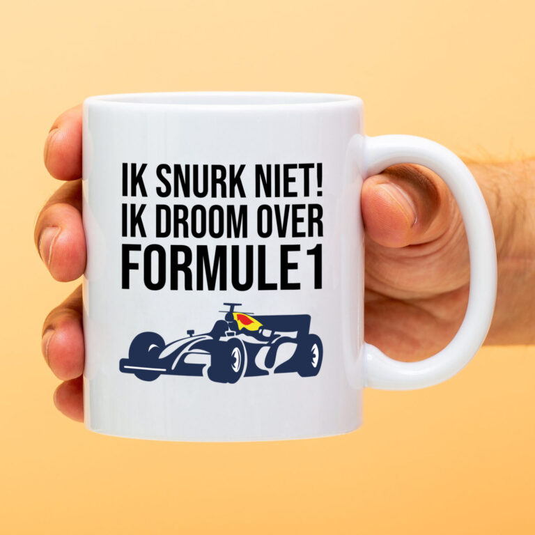 Mok Ik droom over Formule 1 van Ditverzinjeniet bestel je online bij Cadeau