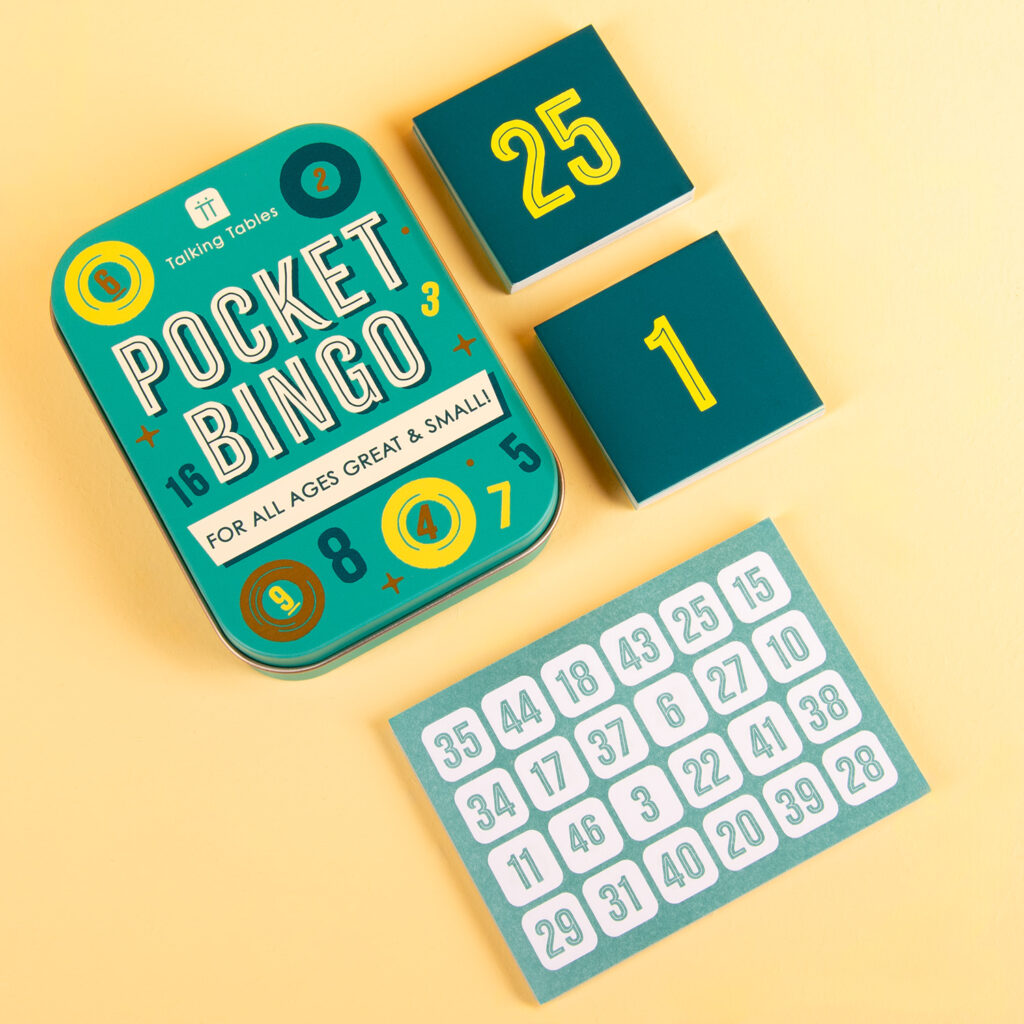Bingo in een blikje van Talking Tables bestel je online bij Cadeau