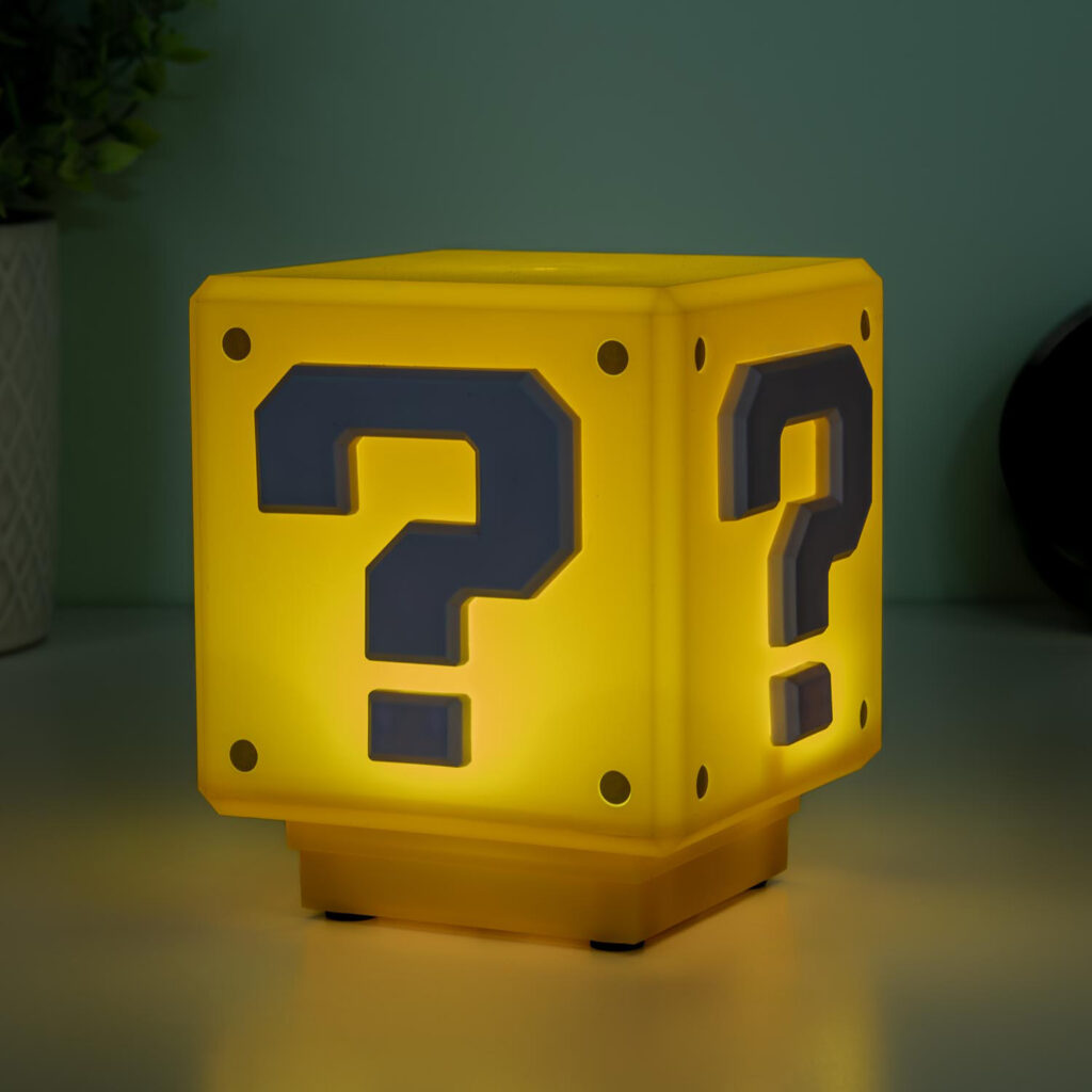 Super Mario Mini Question Block lamp van Paladone bestel je online bij ...